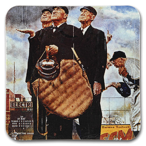 Norman Rockwell Tough Call (Bottom of the Sixth, Game Called Because of ...